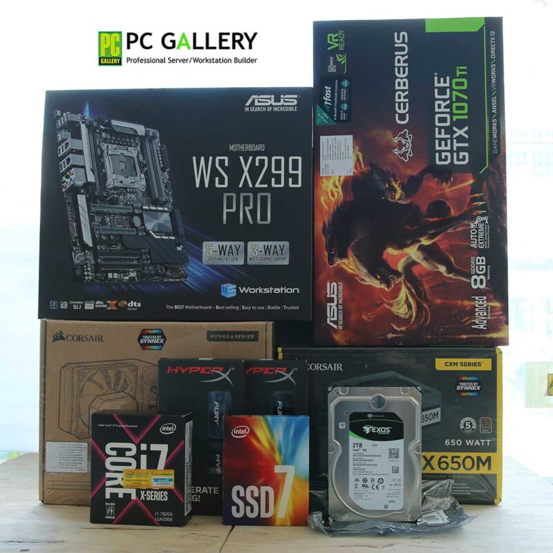 18092601:โครงงาน ASUS X299 Pro | i7-8720X | ASUS GTX 1070Ti | Case ...