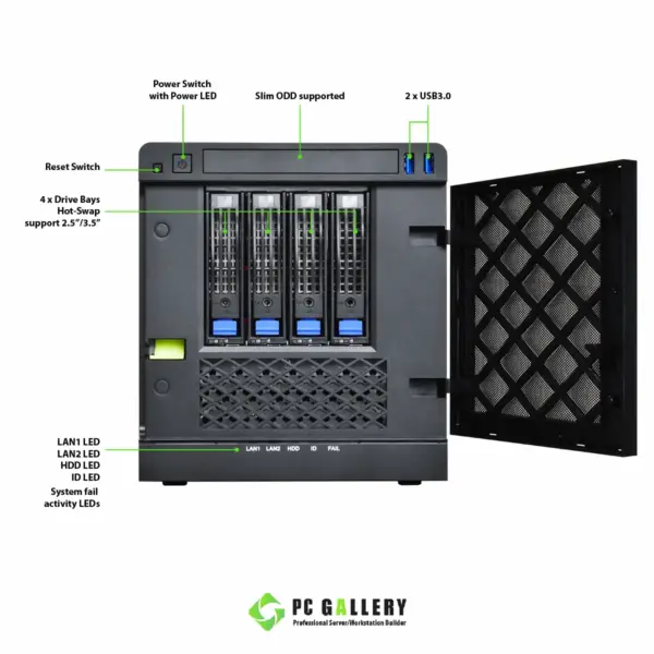 เครื่องเซิร์ฟเวอร์ NetMICRO Tower server - PC Gallery