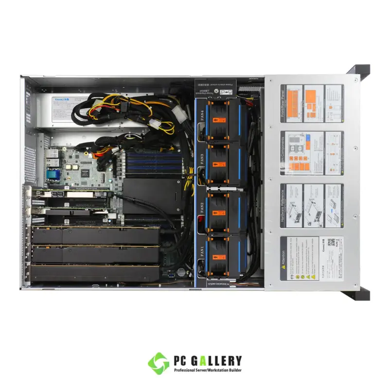 เครื่อง AI Workstation dual EPYC RTX4090 ASR4105G-D12R - PC Gallery